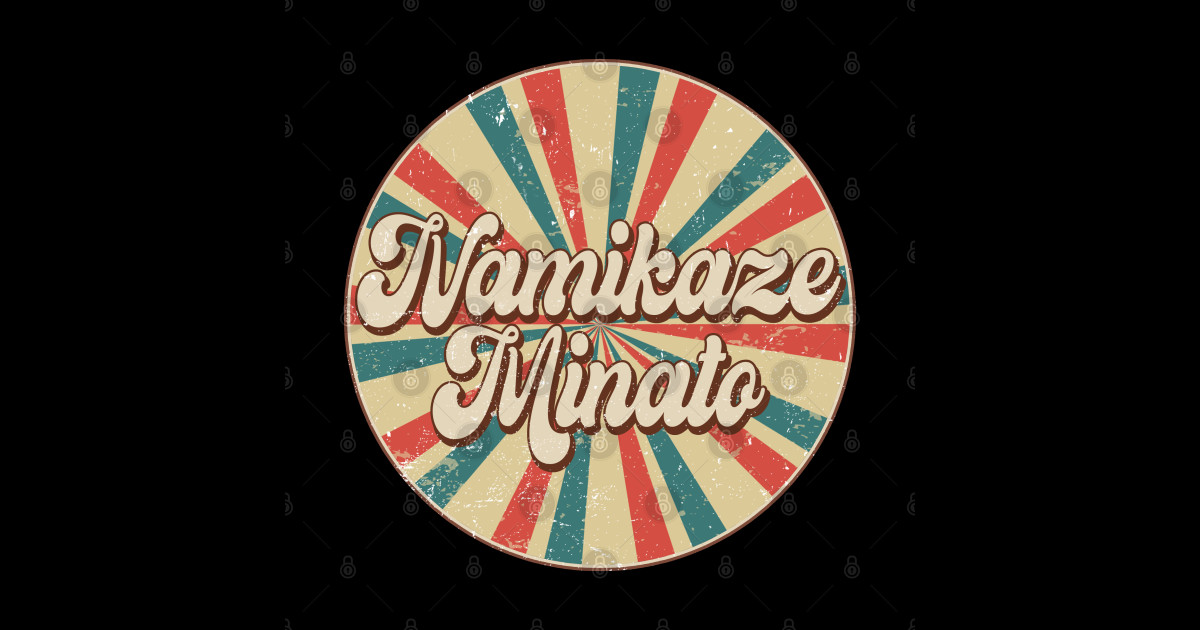 Circle Design Minato Proud Name Birthday Anime - Namikaze - Sticker ...