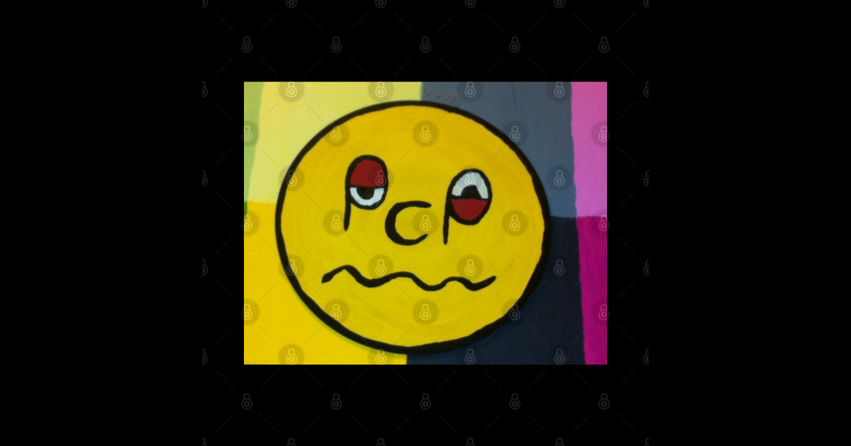 PcP Smiley Face Logo Color Bars - Pcp - Sticker | TeePublic