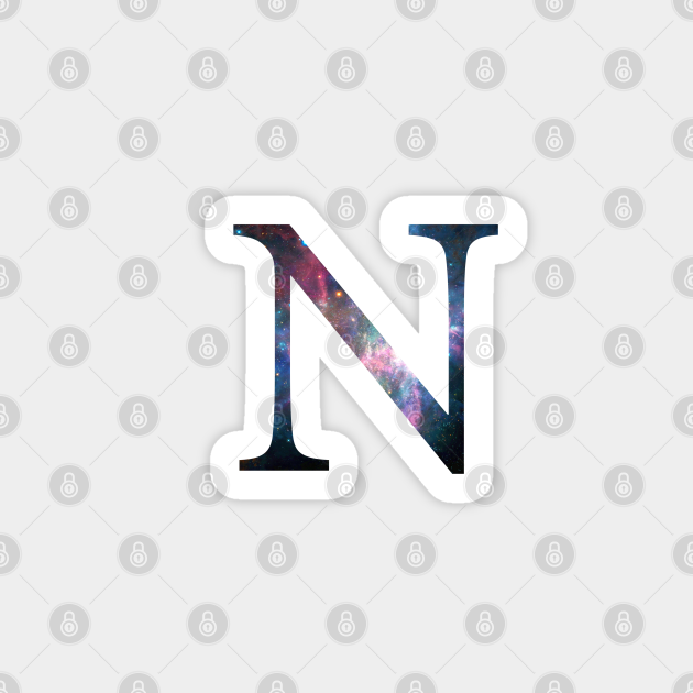 Nu Greek Letter - Galaxy - Sticker | TeePublic