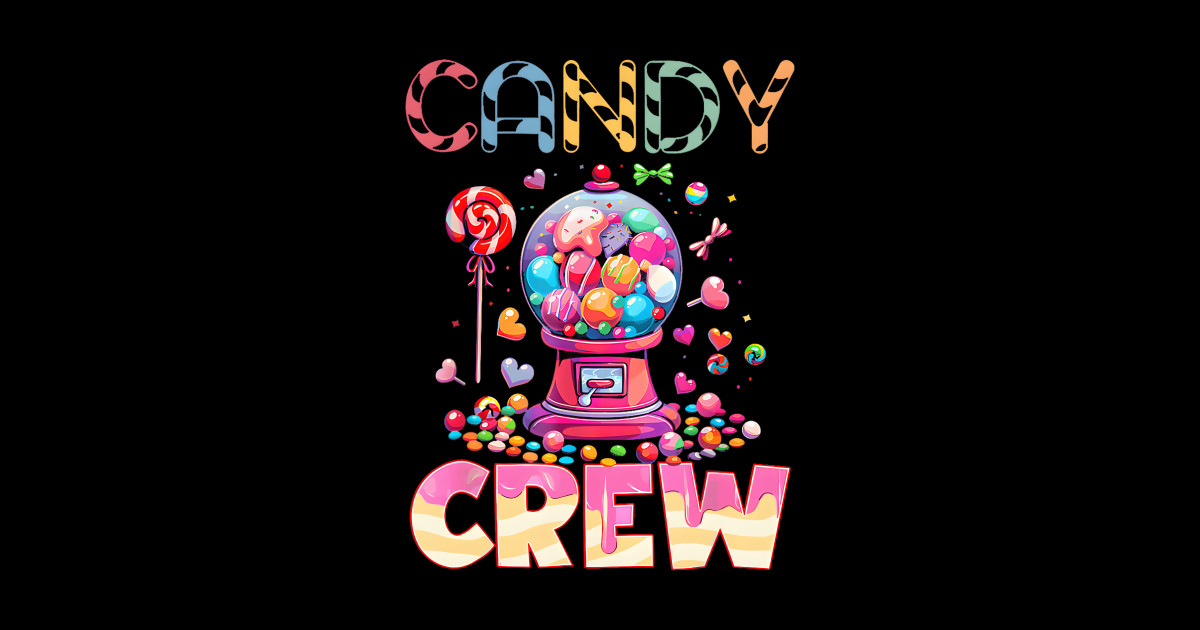 Candy Crew Candy Candy Land Sweetie - Candy Crew Costume - Sticker ...