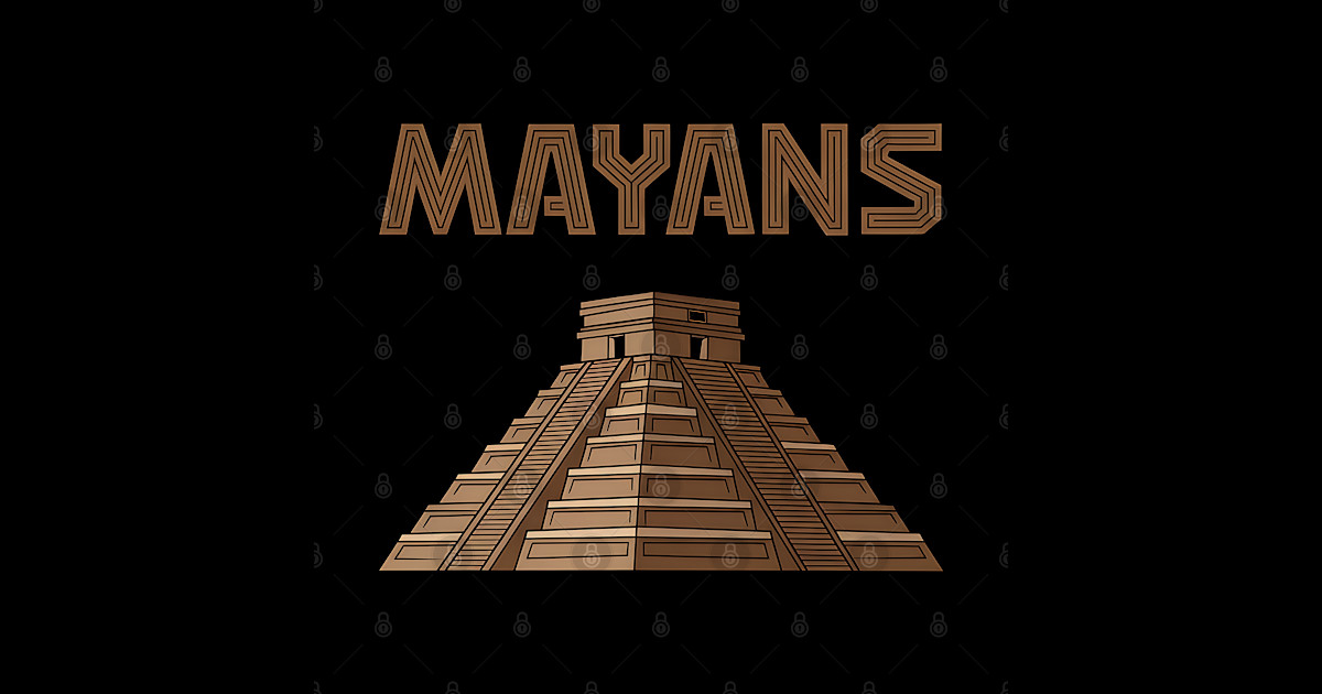 Mayans Pyramid Mesoamerican Maya - Mayan - Sticker | TeePublic