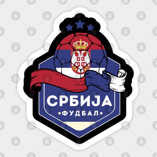 Serbia World Cup - Serbia Football - Sticker | TeePublic
