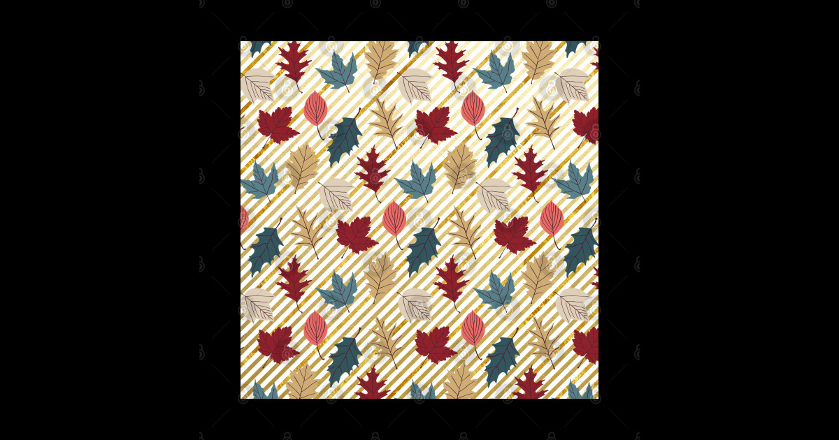 Handpainted Leaf Pattern - Leaf - Sticker | TeePublic