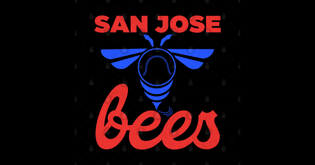 Defunct San Jose Bees Baseball Team - Baseball - Sticker | TeePublic