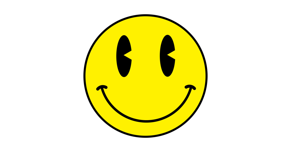 old skool 90s acid house smiley face - Old Skool - T-Shirt | TeePublic