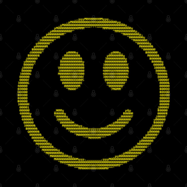 Smiley Face All ASCII - Smiley Face - Pillow | TeePublic