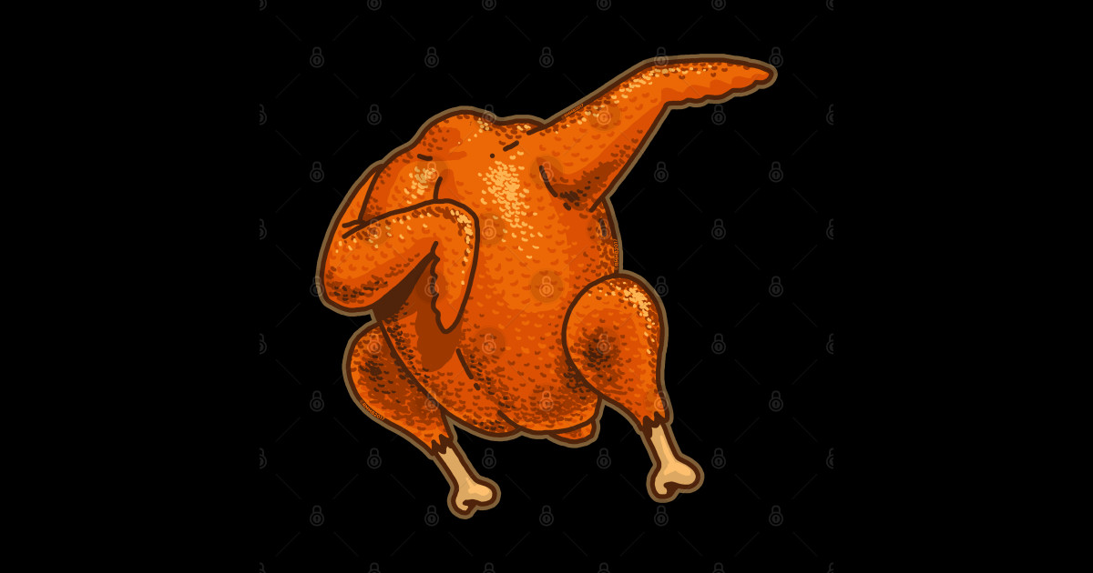Dabbing Chicken Shirt Funny Roast Chicken Dab T-Shirt Farmer - Animal ...