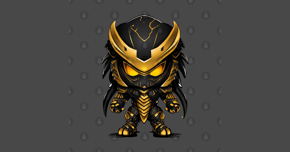 Chibi Alien Predator - Cute Extraterrestrial Hunter - Chibi Alien ...