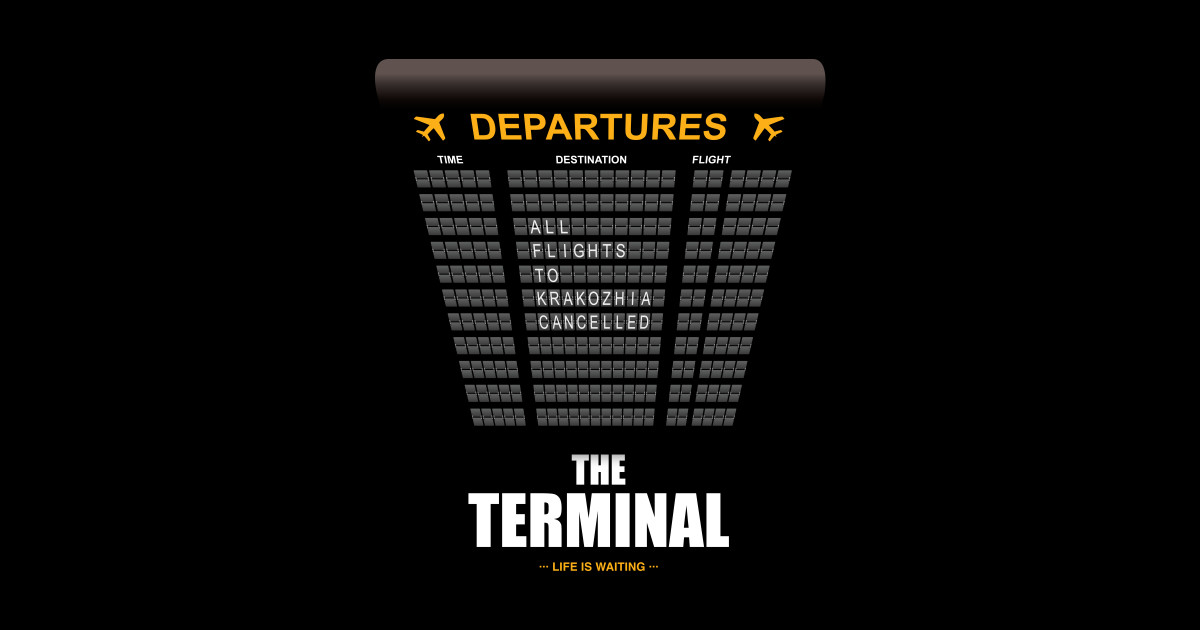 The Terminal - Alternative Movie Poster - The Terminal - Sticker ...