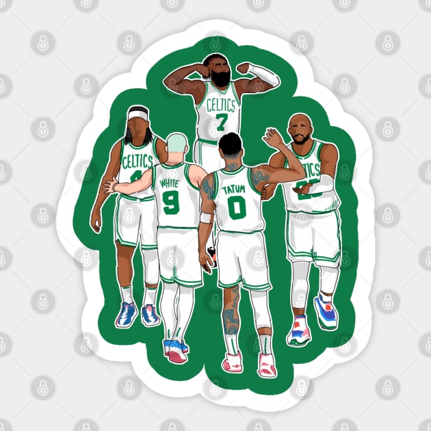 Celtics Champions - Celtics - Sticker | TeePublic