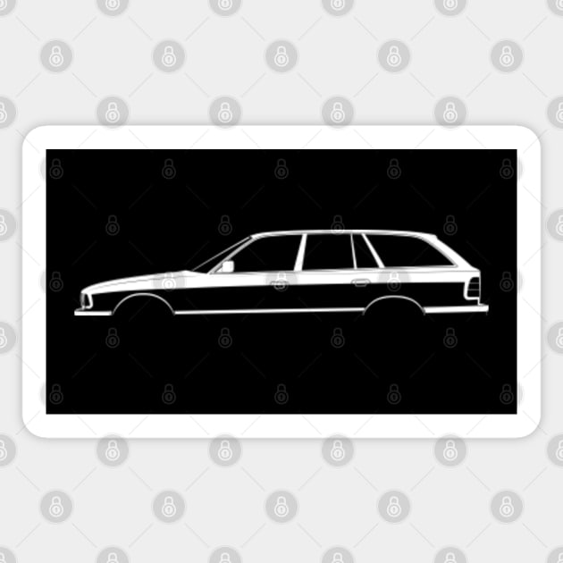 BMW M5 Touring (E34) Silhouette - Bmw M5 E34 - Sticker | TeePublic