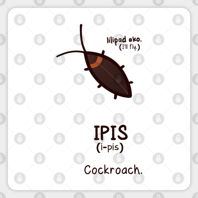 BnW: Ipis - Cockroach - Sticker | TeePublic