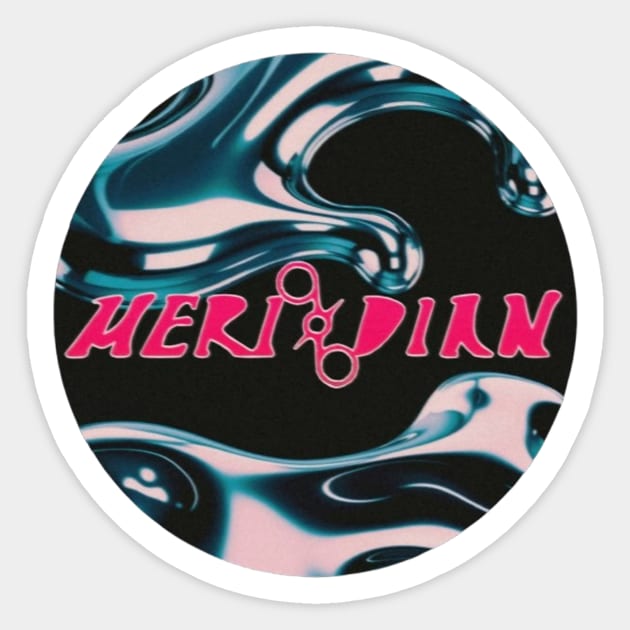 Meridian Round Logo - Meridian Round Logo - Sticker | TeePublic