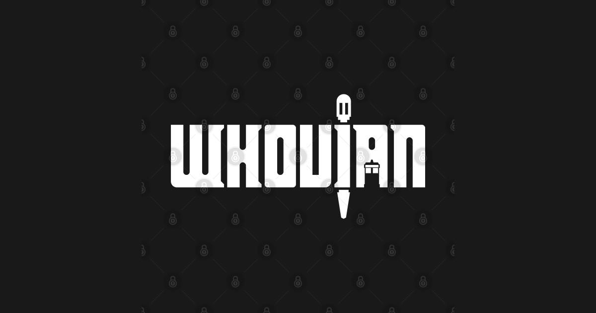 Whovian Black - Doctor Who - T-Shirt | TeePublic