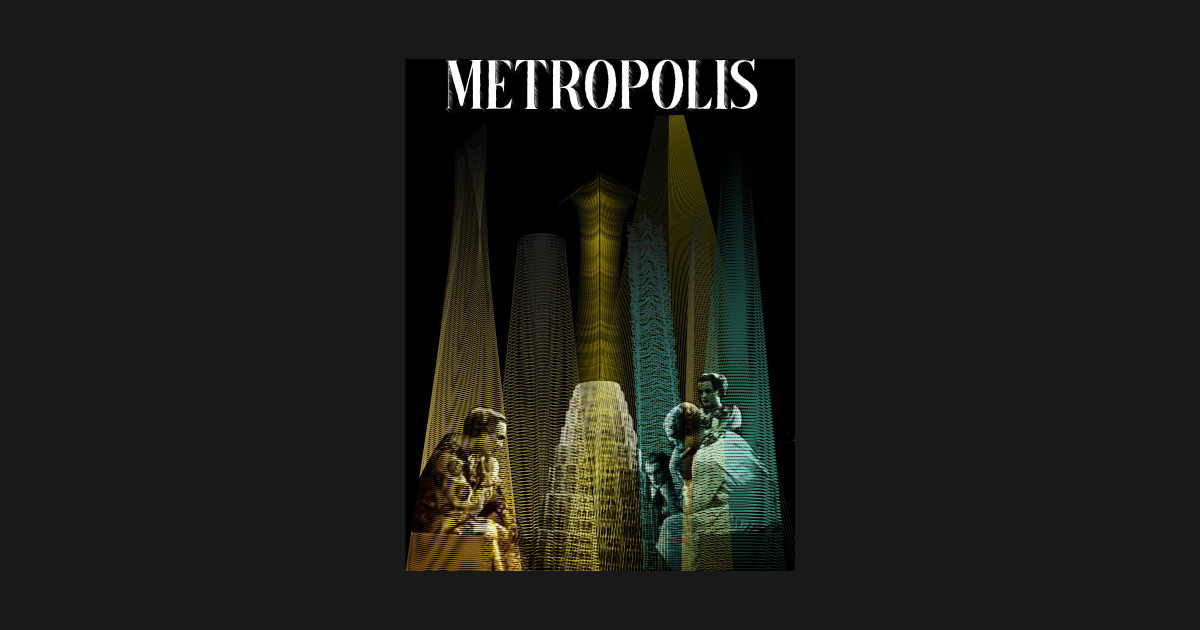 Postmodern City Metropolis - Metropolis Film - T-Shirt | TeePublic