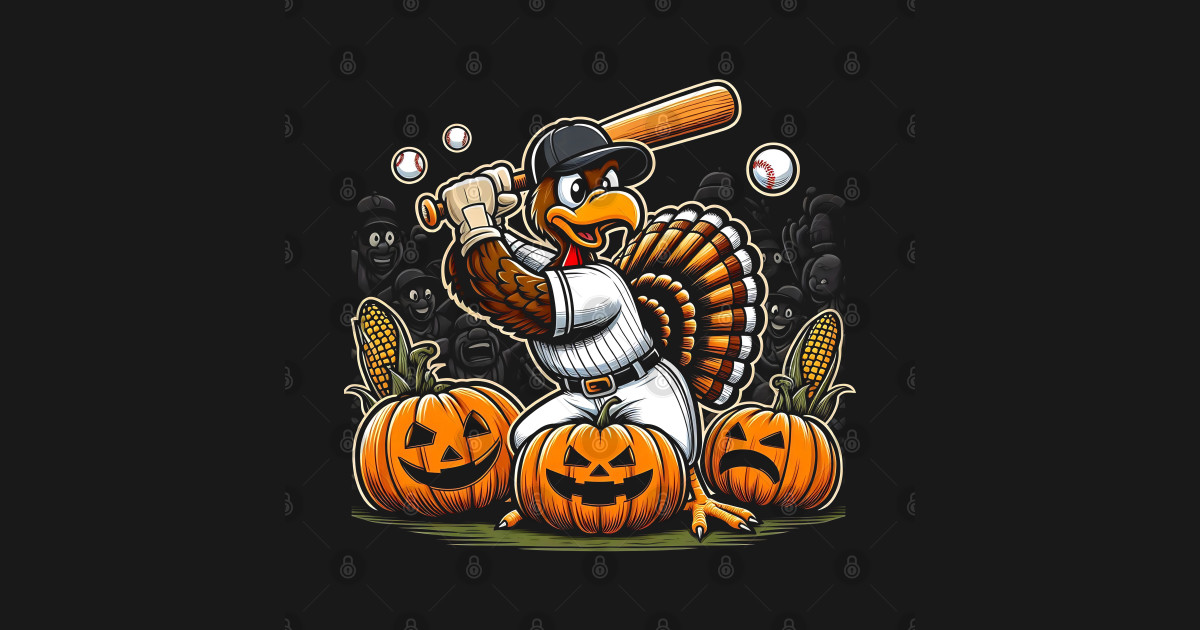 Festive Turkey Baseball Holiday Spectacular - Turkey Baseball Fun For ...
