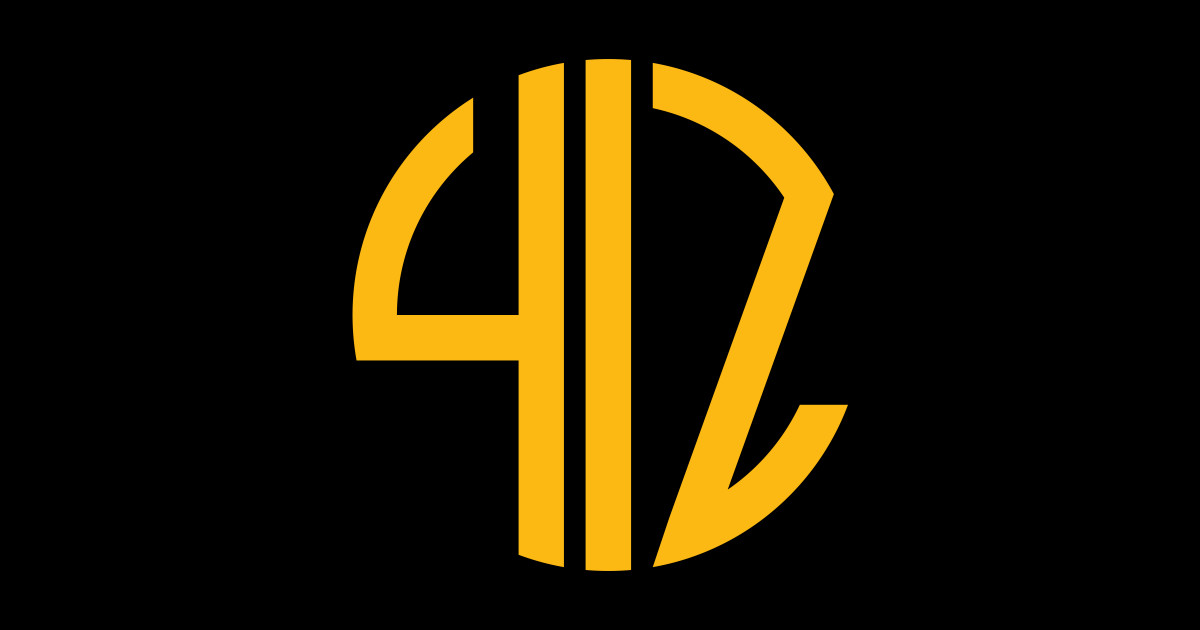 412 circle shape - 412 Pittsburgh - Sticker | TeePublic