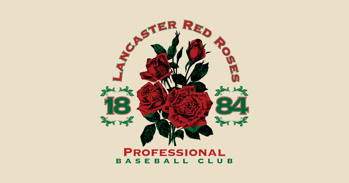 Lancaster Red Roses - Defunct Minor League Baseball Teams - T-Shirt ...