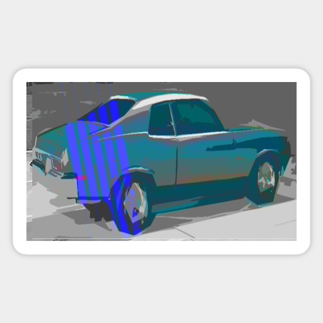 Betsy - a Chevrolet Nova - Chevrolet - Sticker | TeePublic
