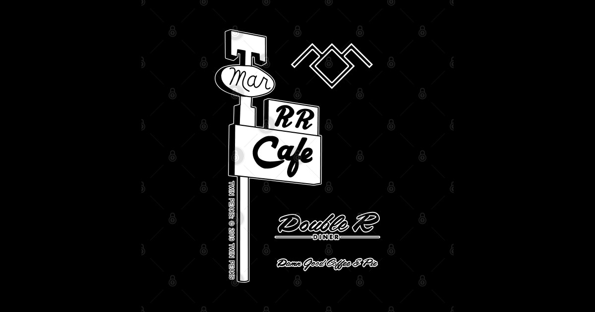 Double R Diner - Twin Peaks - Double R Diner - Sticker | TeePublic