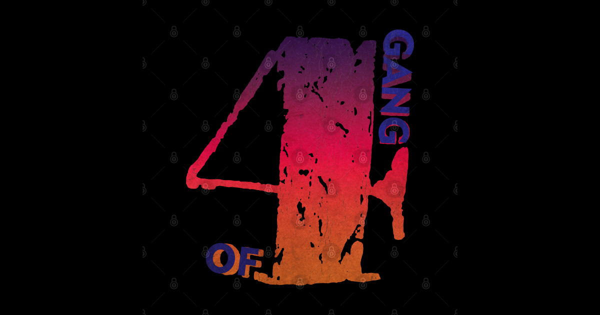 Gang Of Four - Gang Of Four - Sticker | TeePublic