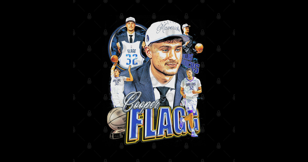 Cooper Flagg Vintage Bootleg - Cooper Flagg - Sticker | TeePublic