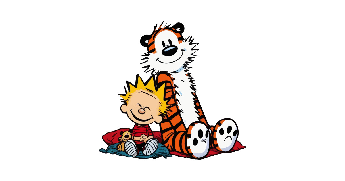 happy calvin and hobbes - Calvin And Hobbes - T-Shirt | TeePublic