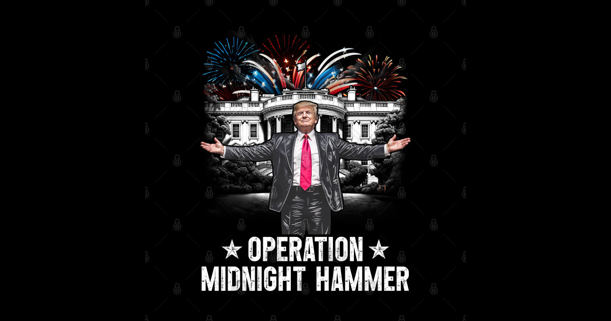 Operation Midnight Hammer B-2 Stealth Jet With American Flag ...