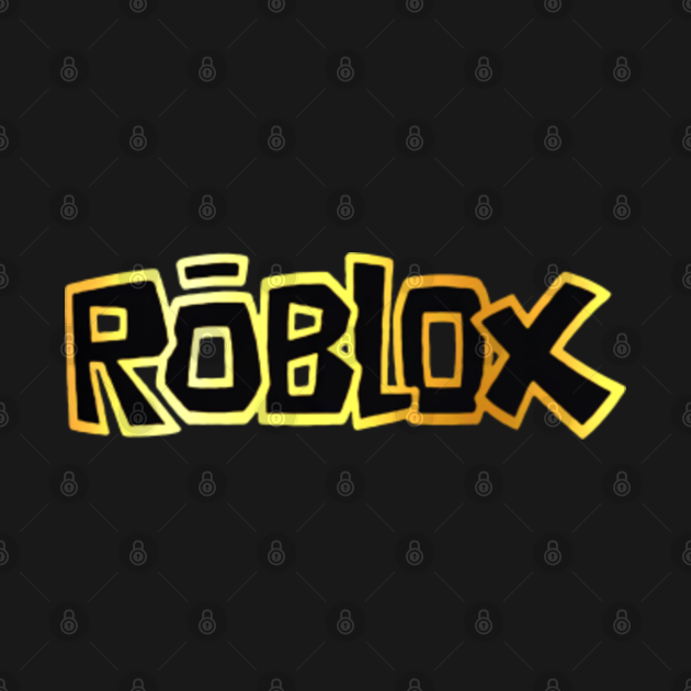 logo roblox game gold transparant - Roblox - Kids T-Shirt | TeePublic