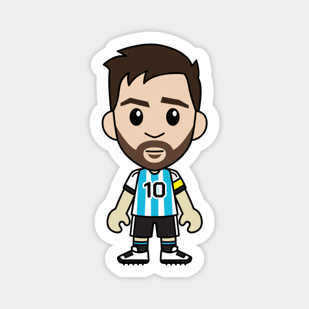Chibi Lionel Messi - Messi - Magnet | TeePublic
