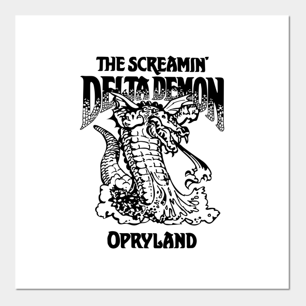 Screamin' Delta Demon (Choose Your Background Color) | Opryland USA ...