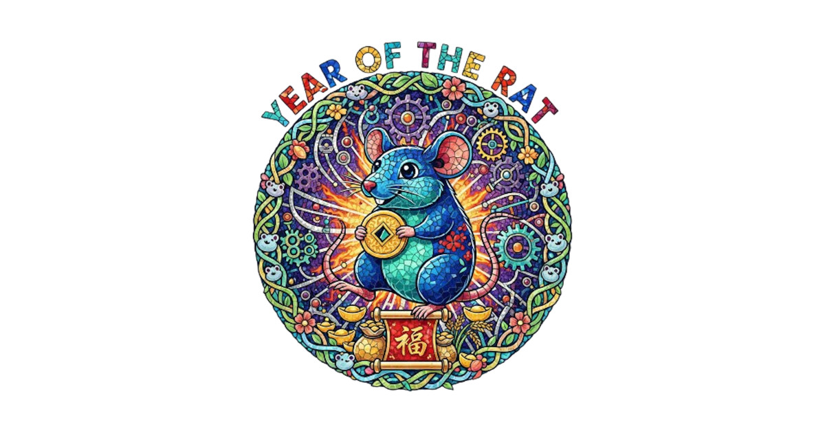 YEAR OF THE RAT - Year Of The Rat - T-Shirt | TeePublic