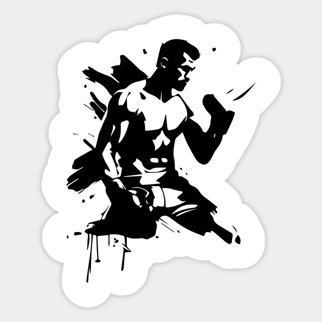 fight design - Fight - Sticker | TeePublic