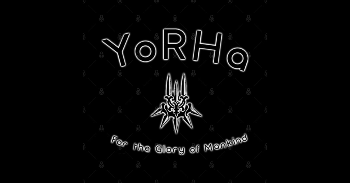 NieR: YoRHa Automata (black) - Deny - Sticker | TeePublic