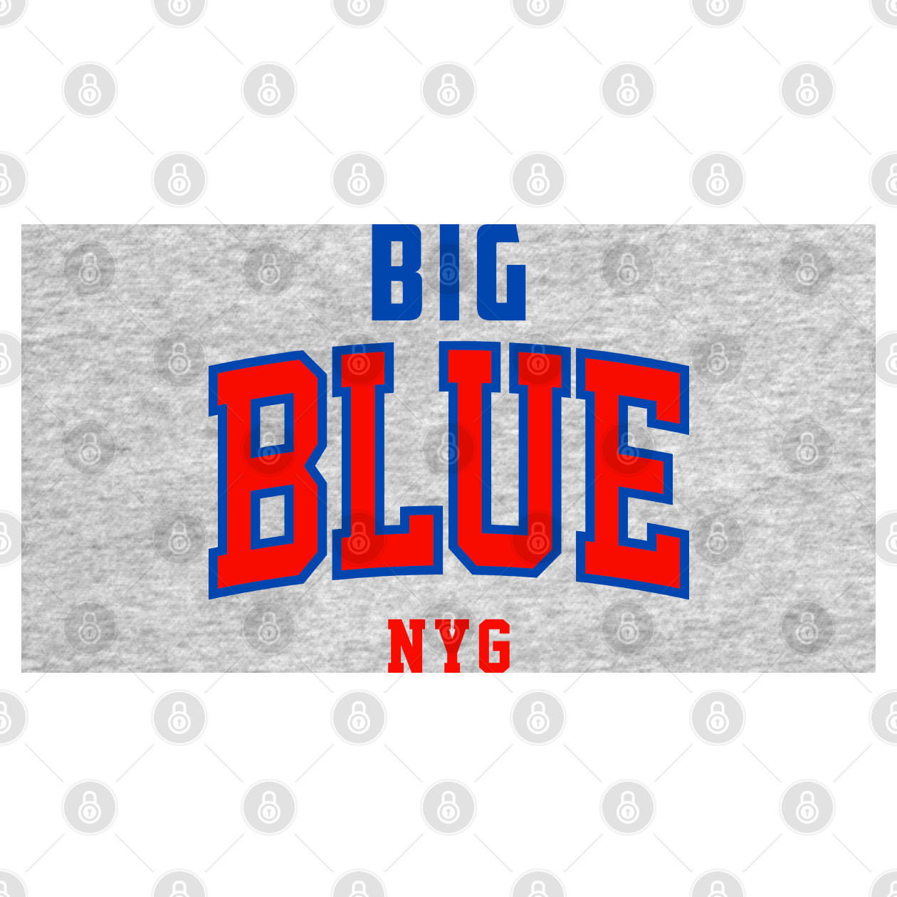 Big Blue Football - New York Giants - T-Shirt | TeePublic
