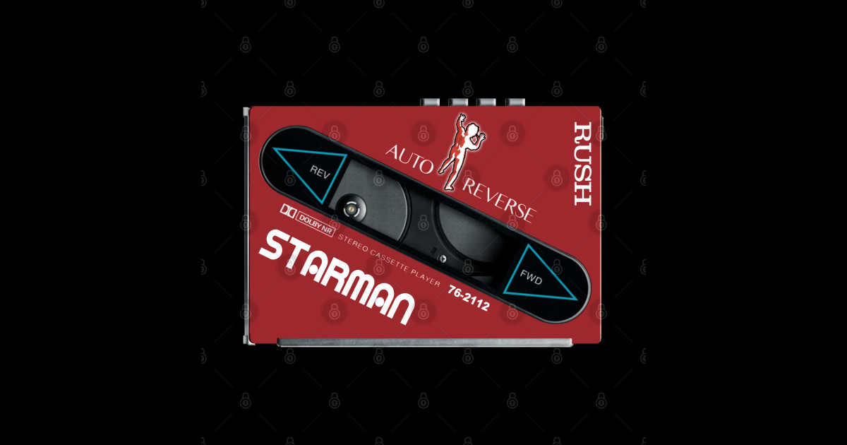 Rush - Walkman or Starman? - Rush Band - Sticker | TeePublic