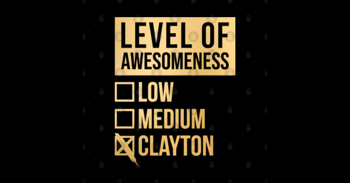 Clayton Name - Clayton Name - Sticker | TeePublic