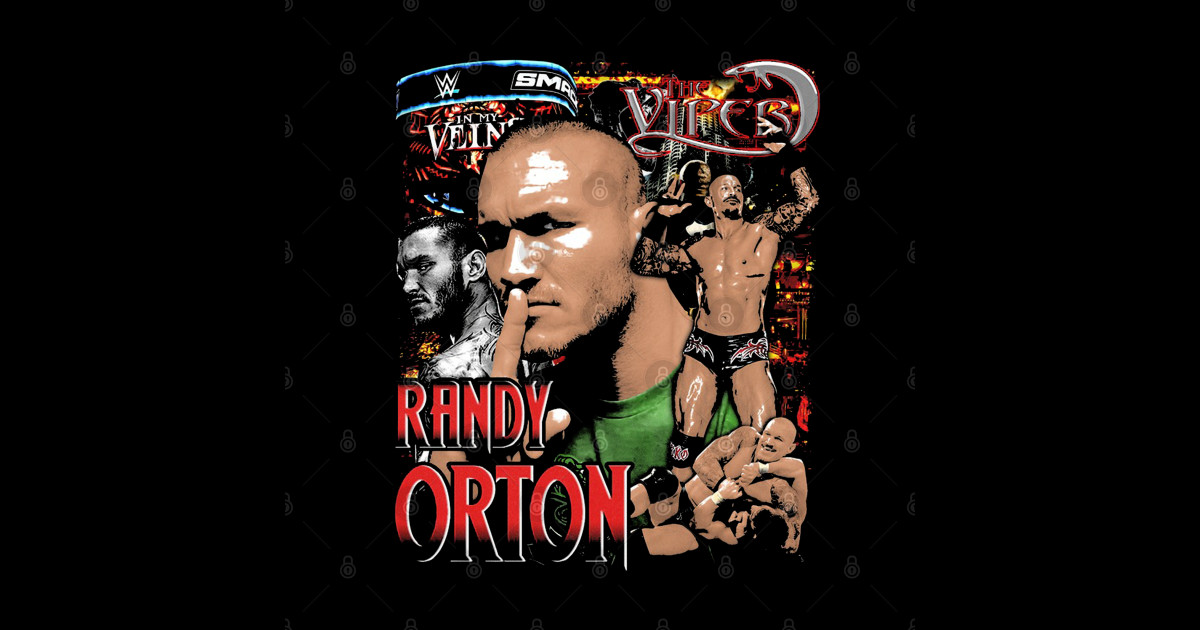 Randy Orton Vintage Bootleg - Randy Orton - Sticker | TeePublic