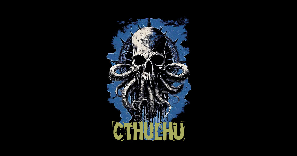 Cthulhu Skull 01 - Cthulhu - Sticker | TeePublic