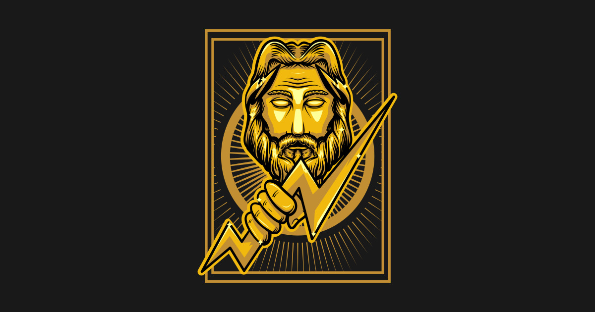 Golden zeus - Zeus - T-Shirt | TeePublic