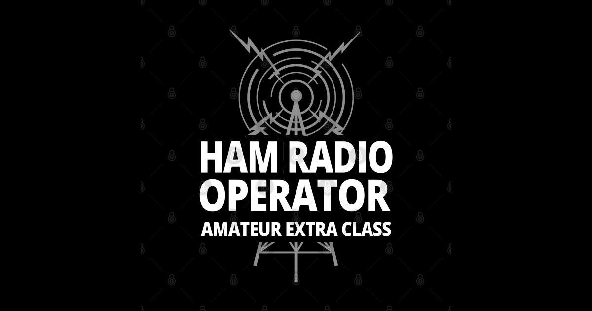 Amateur Extra Class Ham Radio Operator - Ham Radio - Sticker | TeePublic