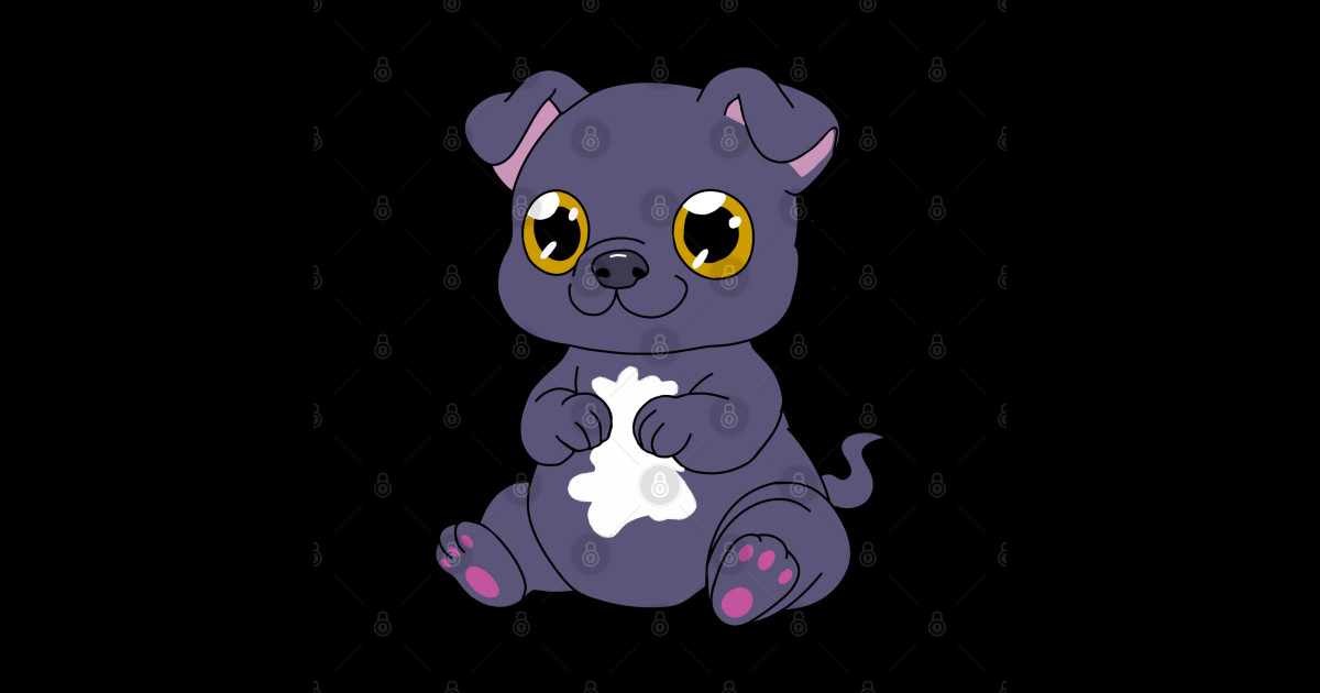 Chubby Pibble - Dog - Sticker | TeePublic