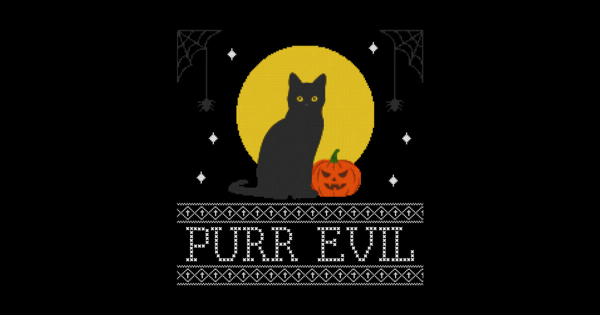 Purr evil - Purr Evil - Sticker | TeePublic