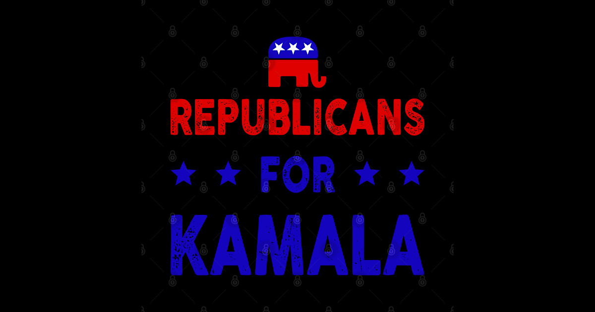 Republicans For Kamala Harris - Republicans For Kamala Harris - Sticker ...