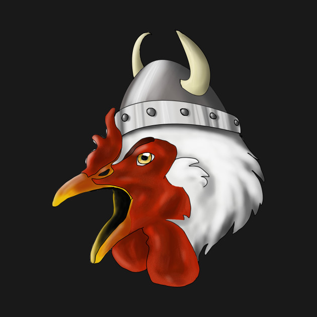 Viking Chicken - Vikingchicken - T-Shirt | TeePublic
