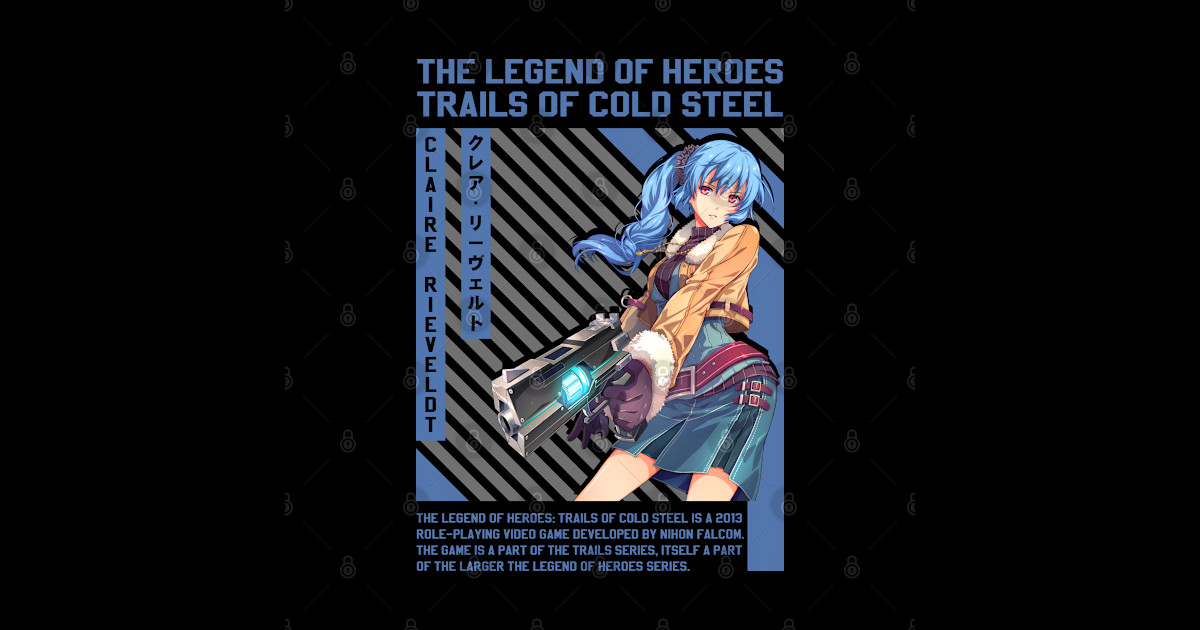 Claire Rieveldt | Trails Of Cold Steel - Trails Of Cold Steel - Sticker ...