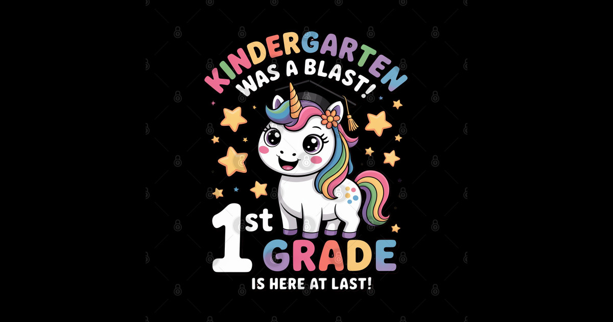 Kindergarten Graduation Unicorn Kindergarten Graduate - Kindergarten ...