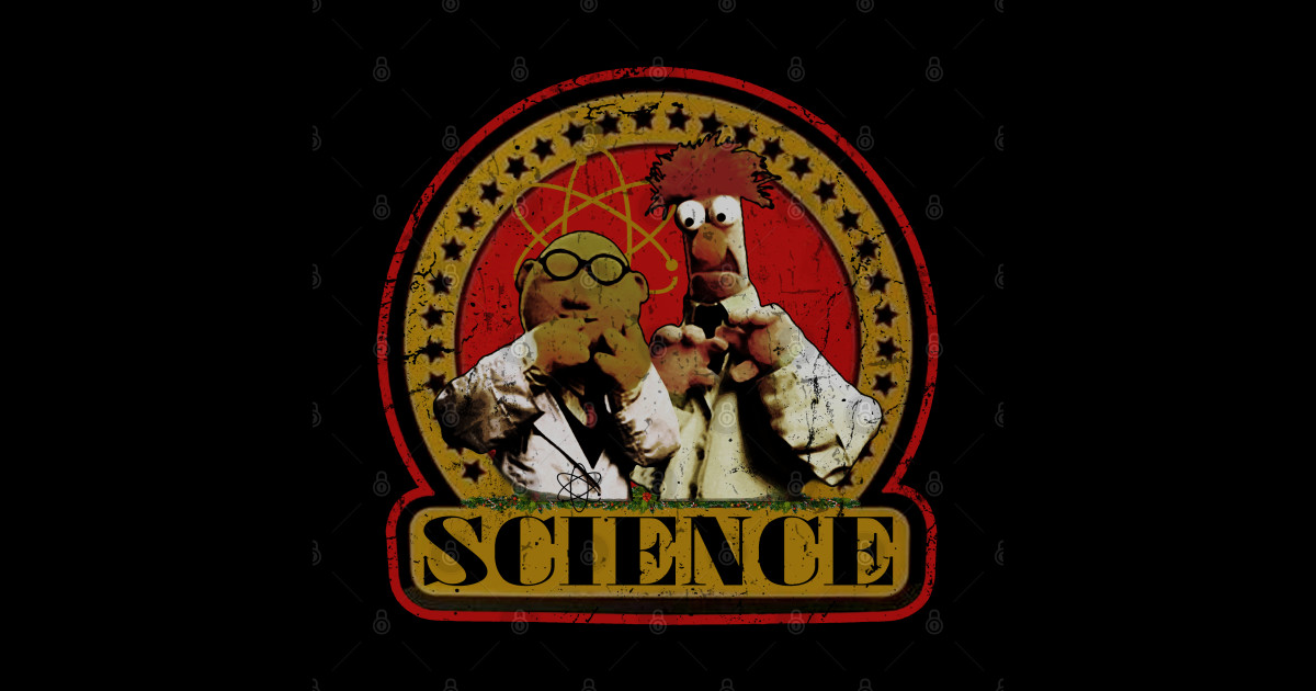 Science with Bunsen and Beaker - Muppets - Sticker | TeePublic