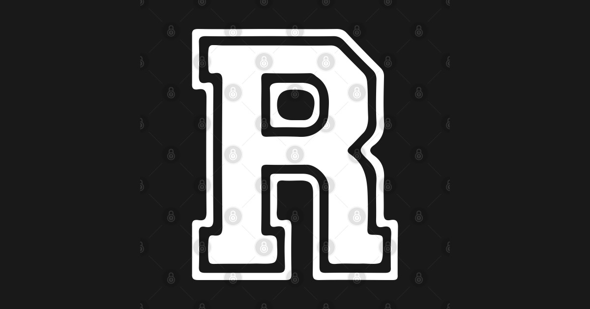 Letter R - Letter R - T-Shirt | TeePublic