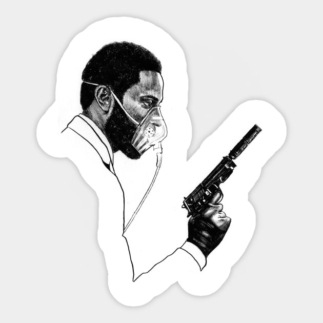 The Protagonist - Tenet - Sticker | TeePublic
